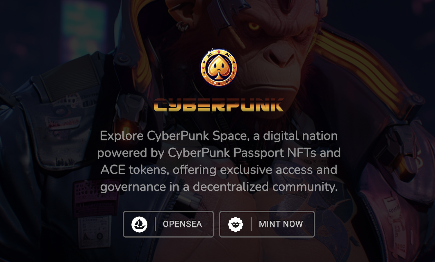 CyberPunk Space: Embrace the Future of Web3 Nationhood